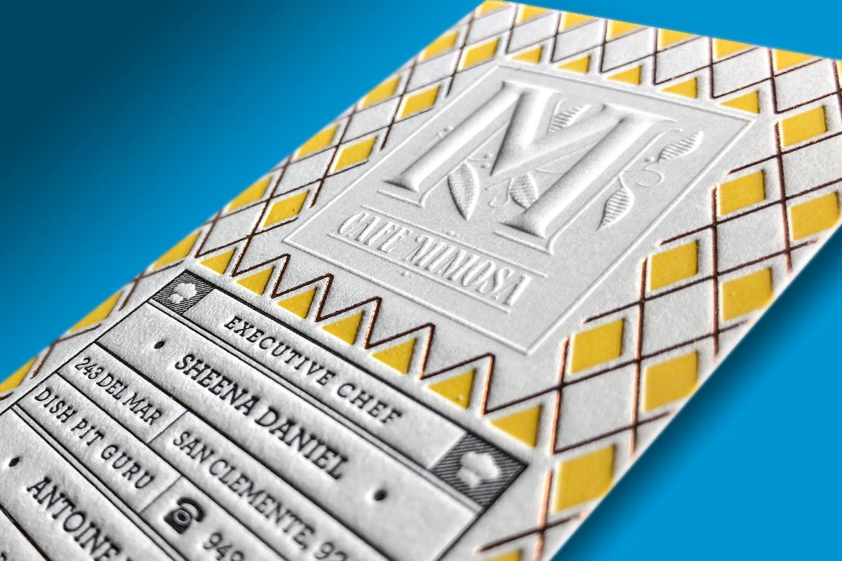 3D Embossed Business Cards | Luxury Business Cards
