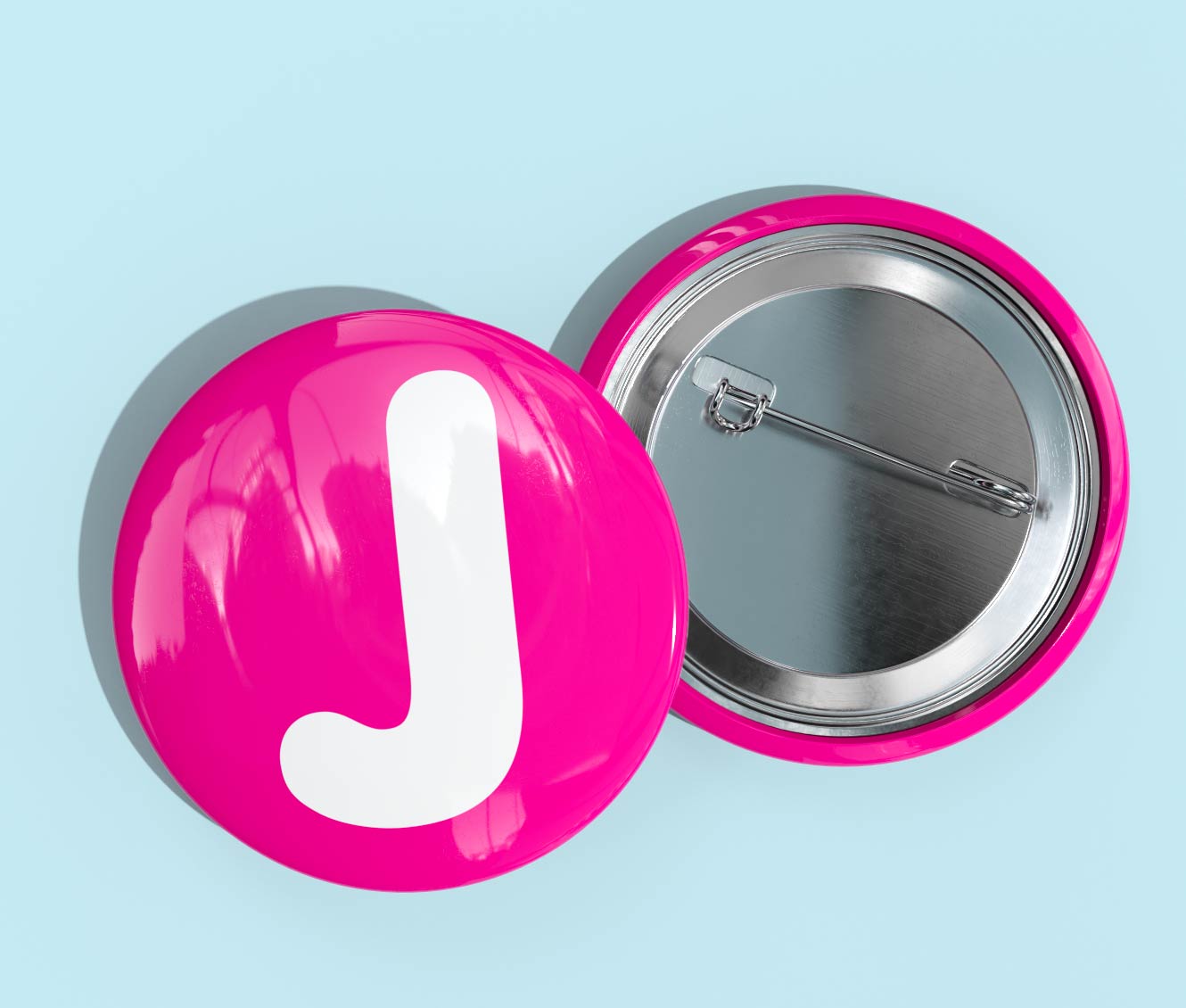 Custom Round Buttons - Gloss or Matte Finish - Jukebox Print