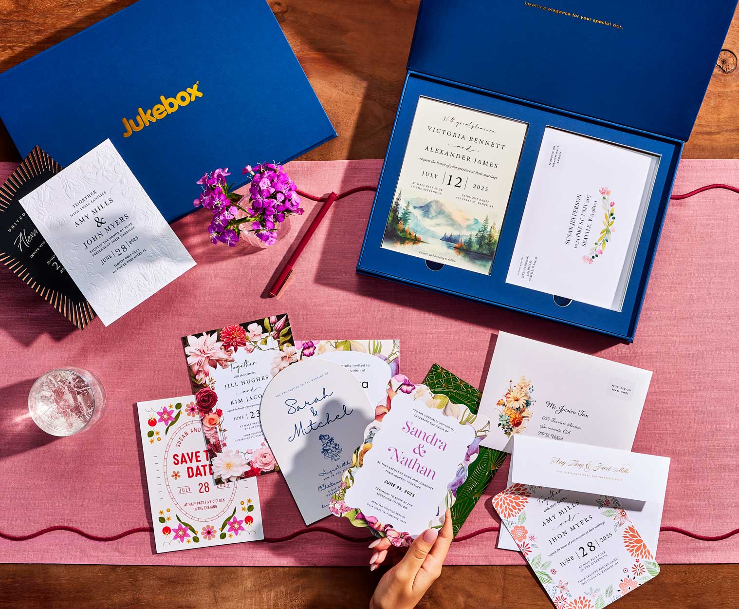 Custom Printed Wedding Invitations Set Of Printable Wedding Invitation