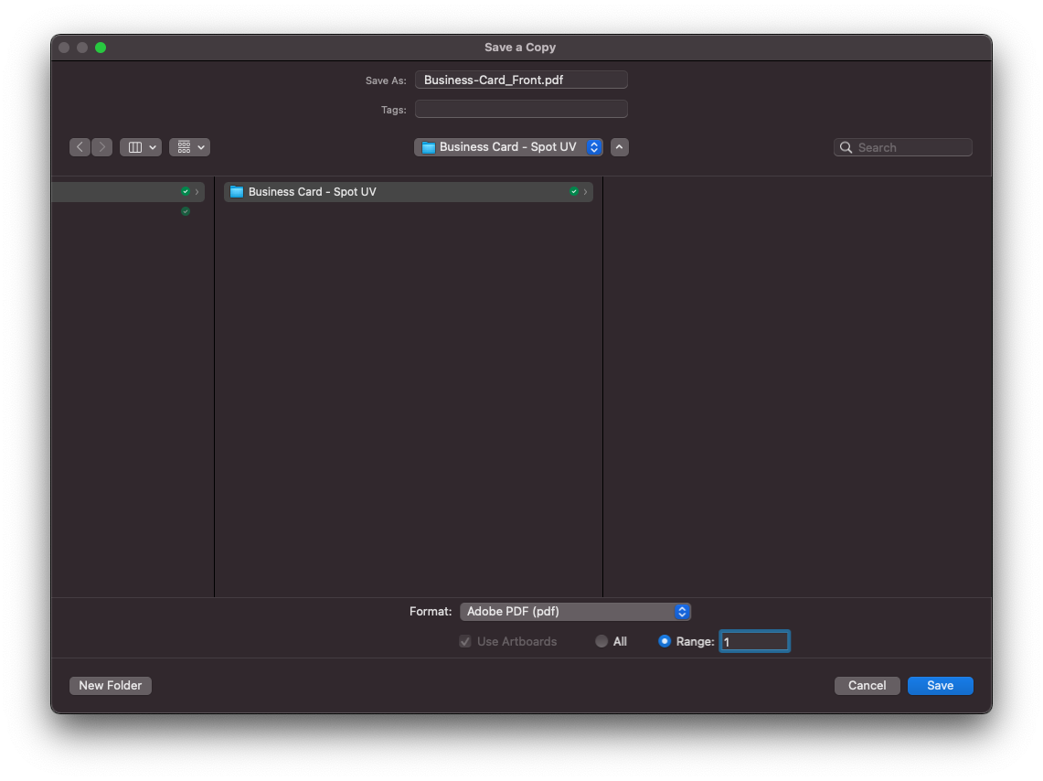 How To Create A Spot UV Business Card In Adobe Illustrator